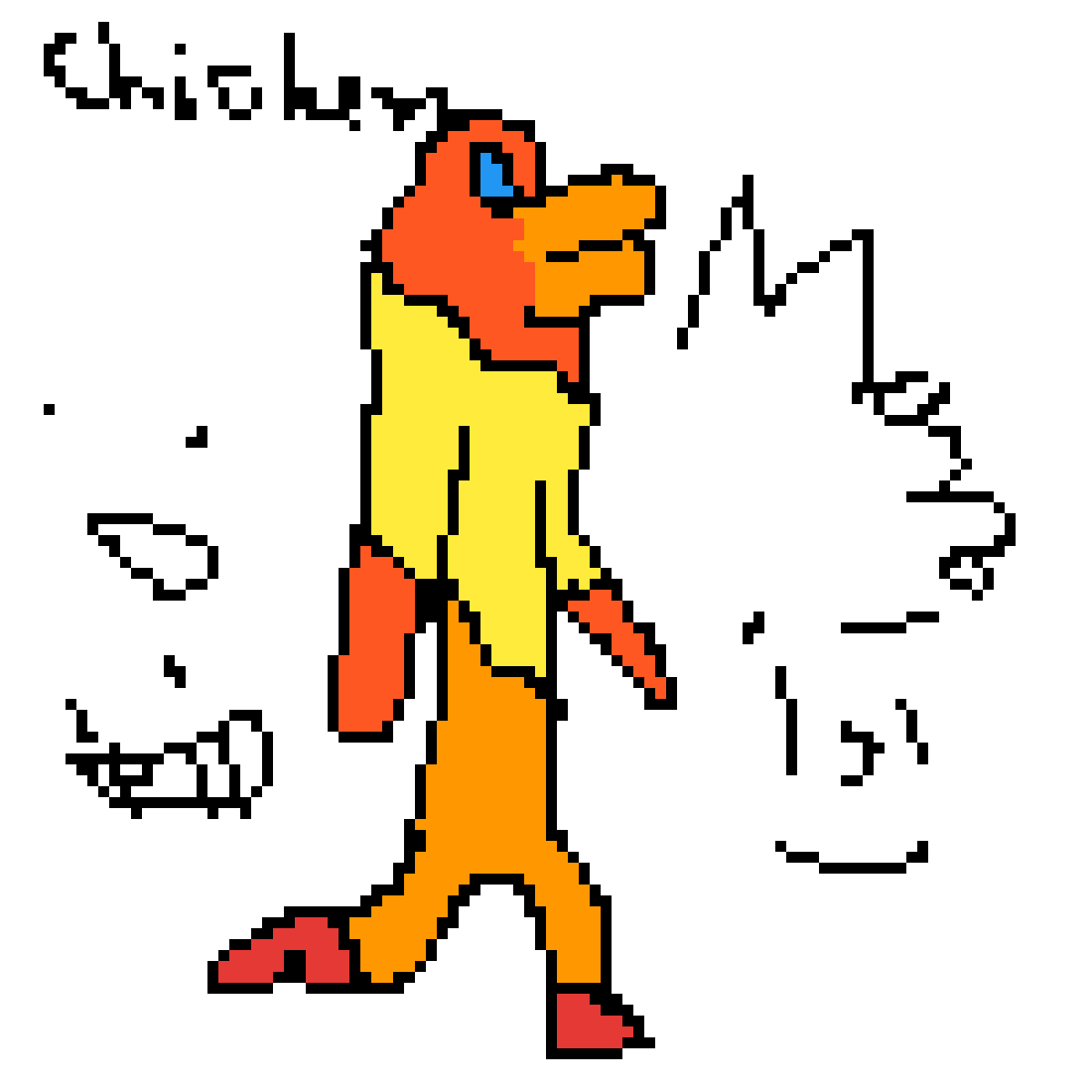 Editing CHICKEN BOI - Free online pixel art drawing tool - Pixilart