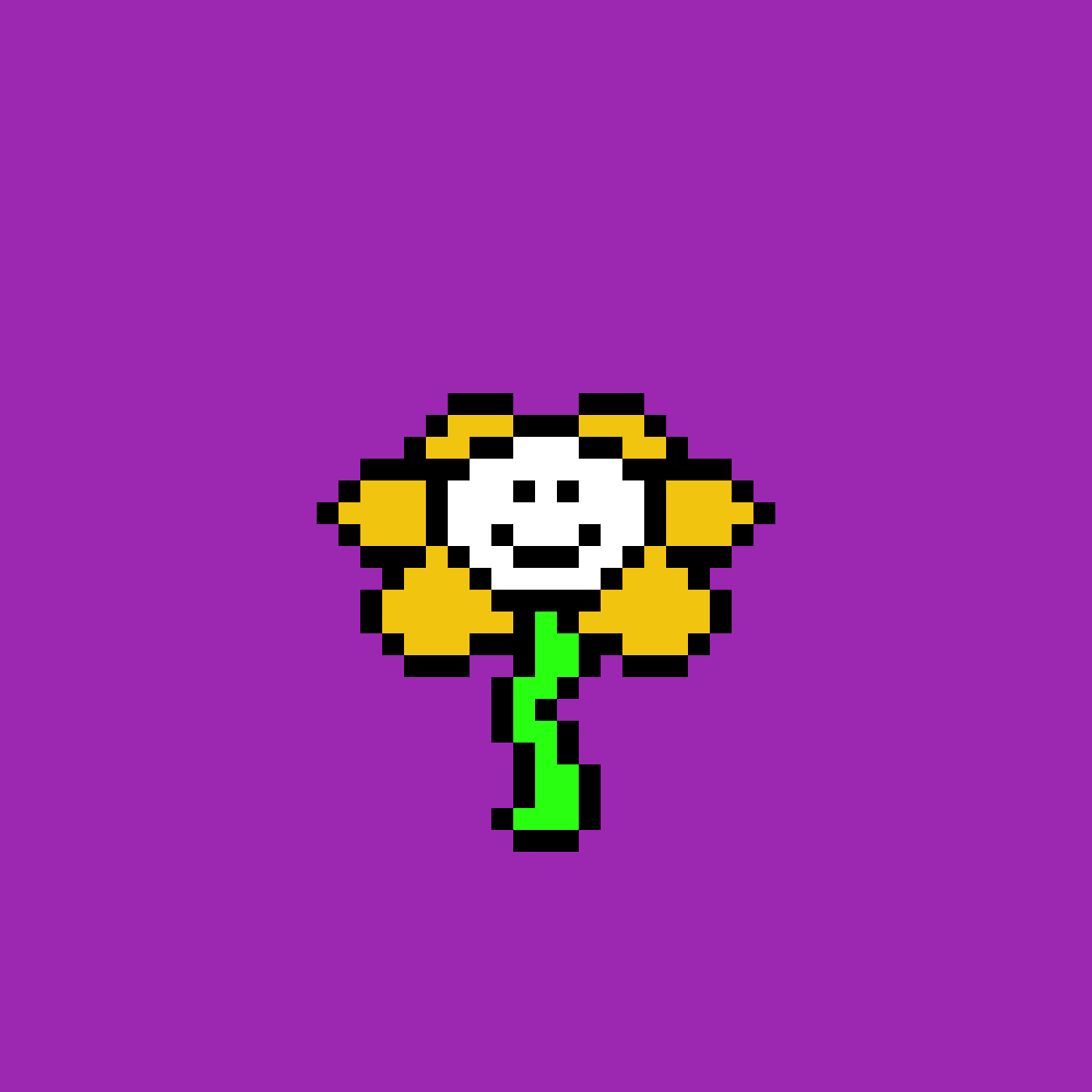 Editing CREEPY FLOWEY - Free online pixel art drawing tool - Pixilart