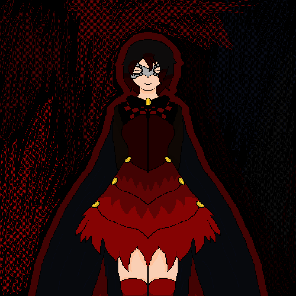 Pixilart - Ruby Rose and Joker fusion by JanaFireBanana