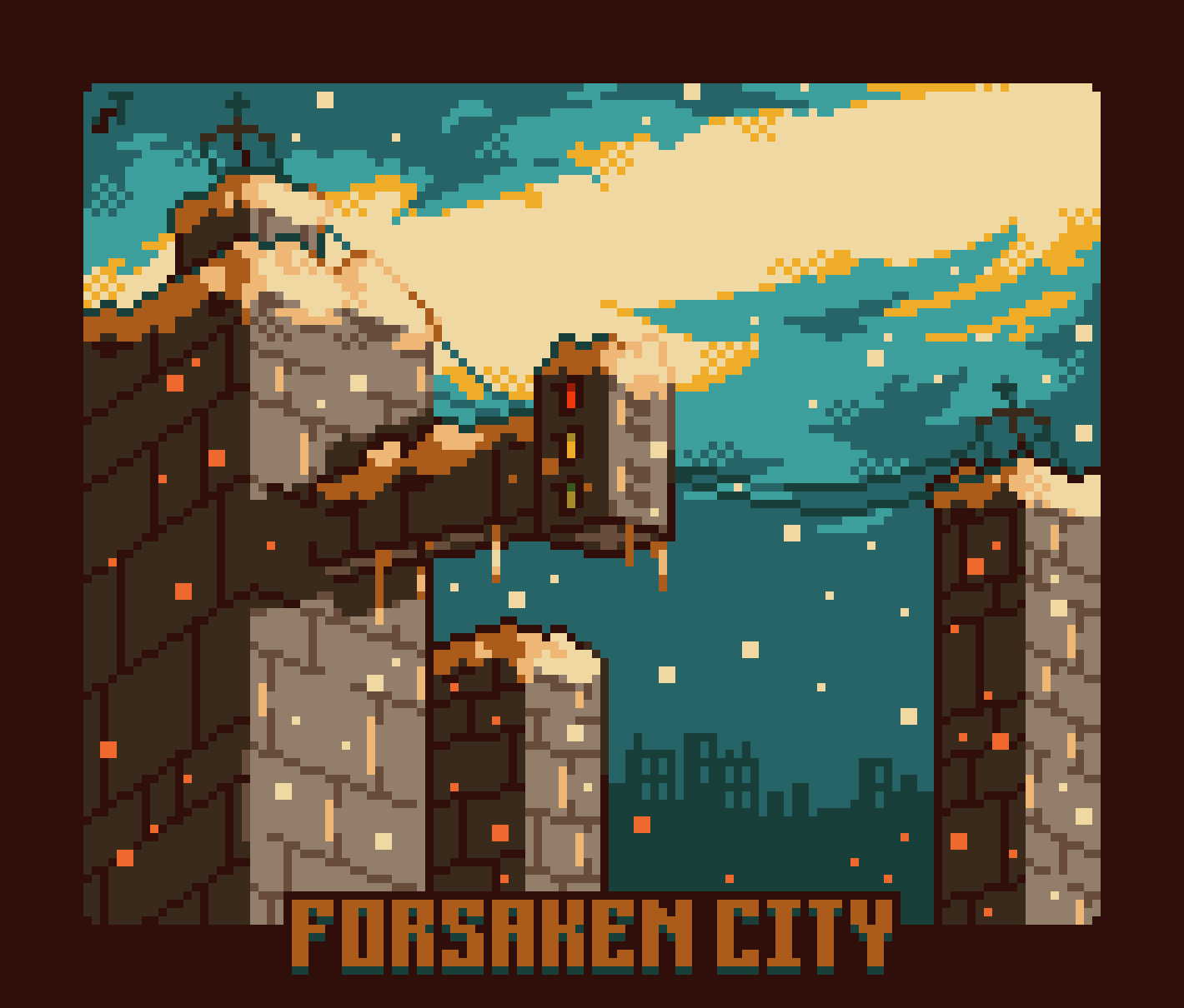 Pixilart - Forsaken City by Stardustea