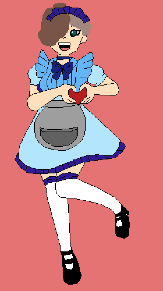 Editing maid outfit - Free online pixel art drawing tool - Pixilart