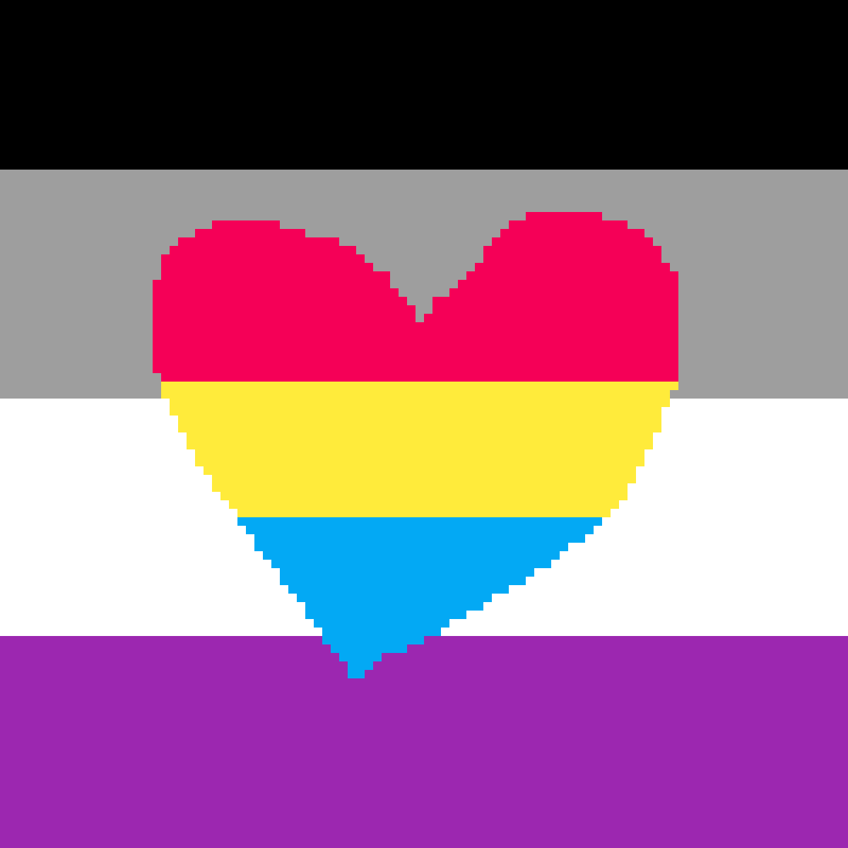Pixilart - #ace #pansexual by Potatodawg101
