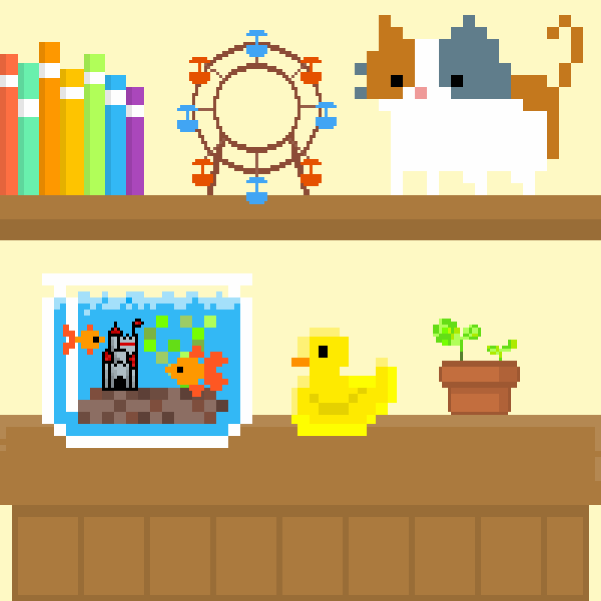 Pixilart - Shelf by VincentVanPixel
