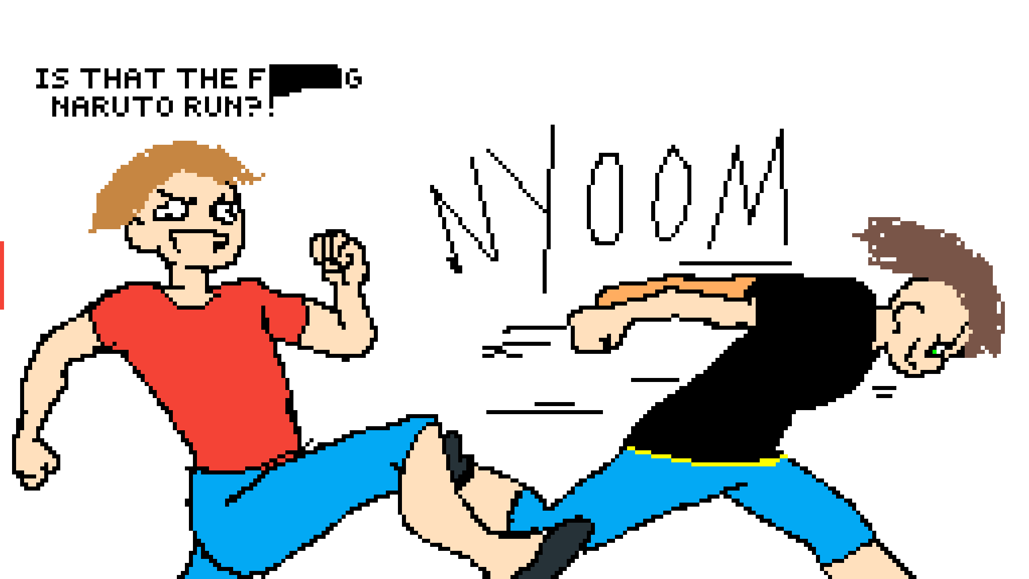 Editing Naruto Running be like - Free online pixel art drawing tool ...