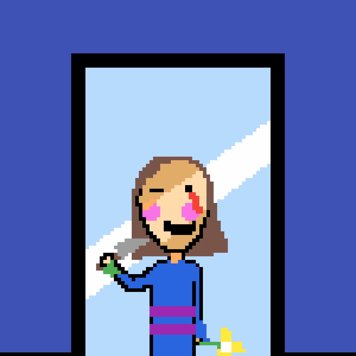 Pixilart - undertale reflection by Shai-draaaaawws