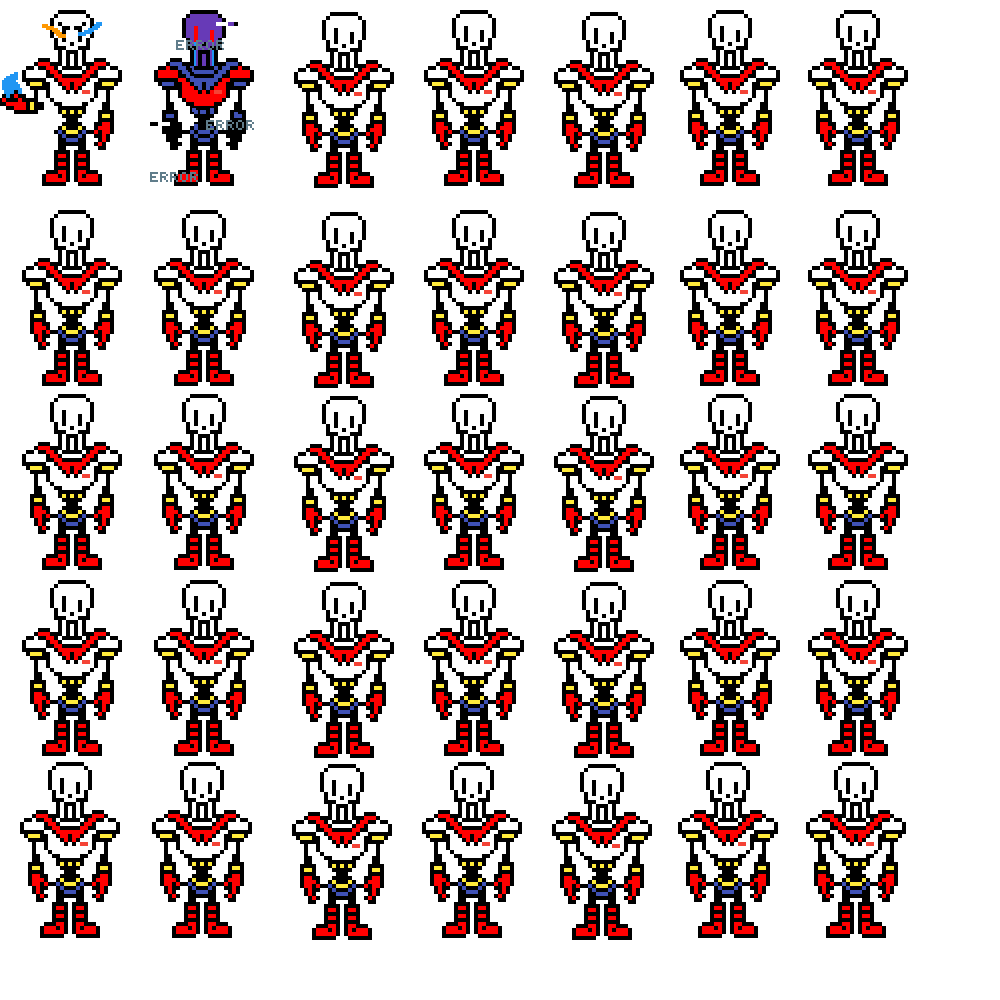 Editing Papyrus collab - Free online pixel art drawing tool - Pixilart