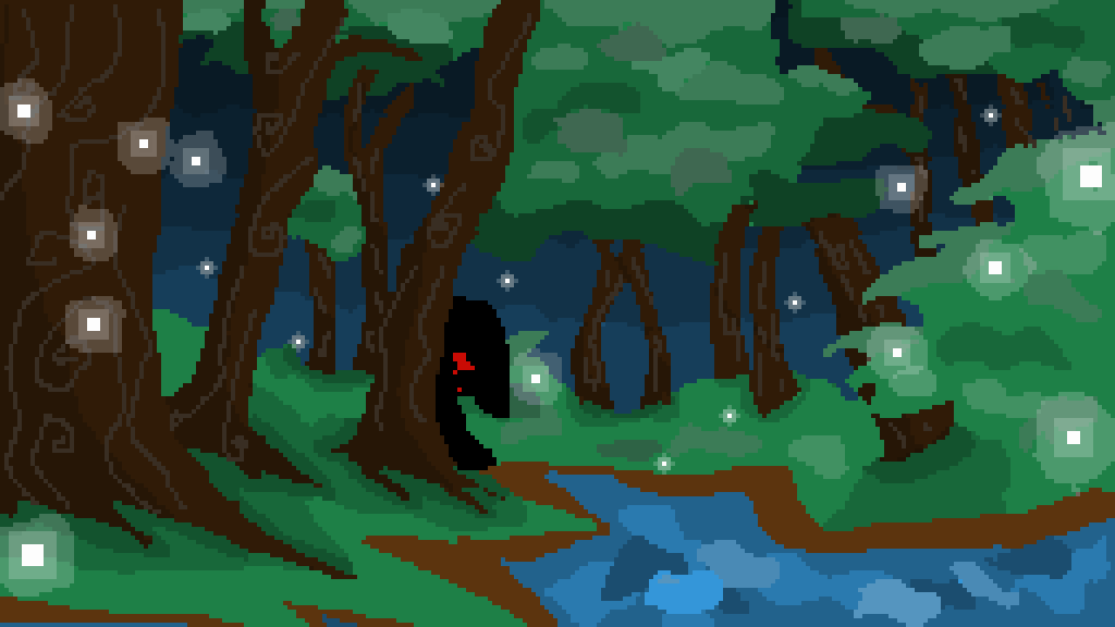 Pixilart - Firefly Forest by julaino
