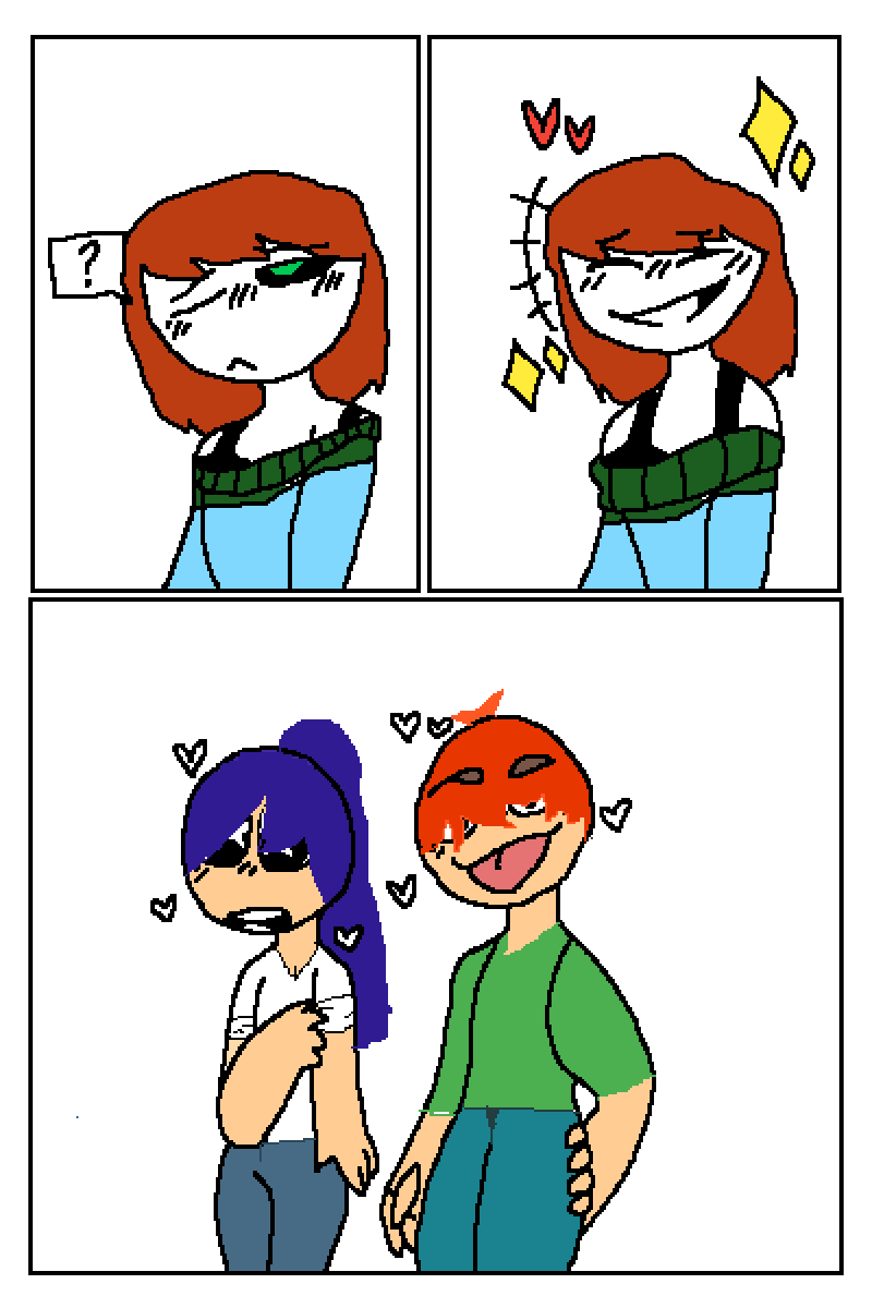 Editing my comic strip - Free online pixel art drawing tool - Pixilart