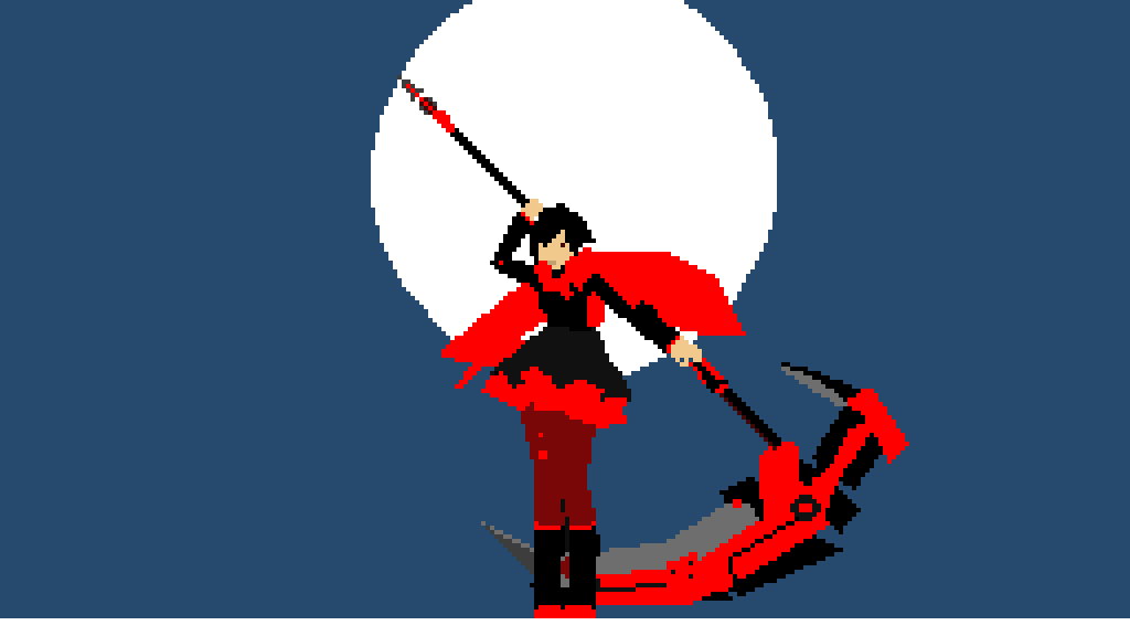 Editing RWBY ROSE - Free online pixel art drawing tool - Pixilart