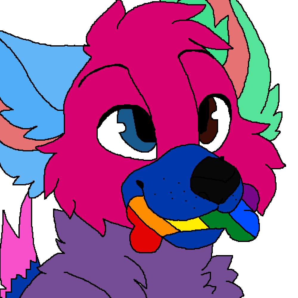 Pixilart - Dog base uwu by WolfieArts