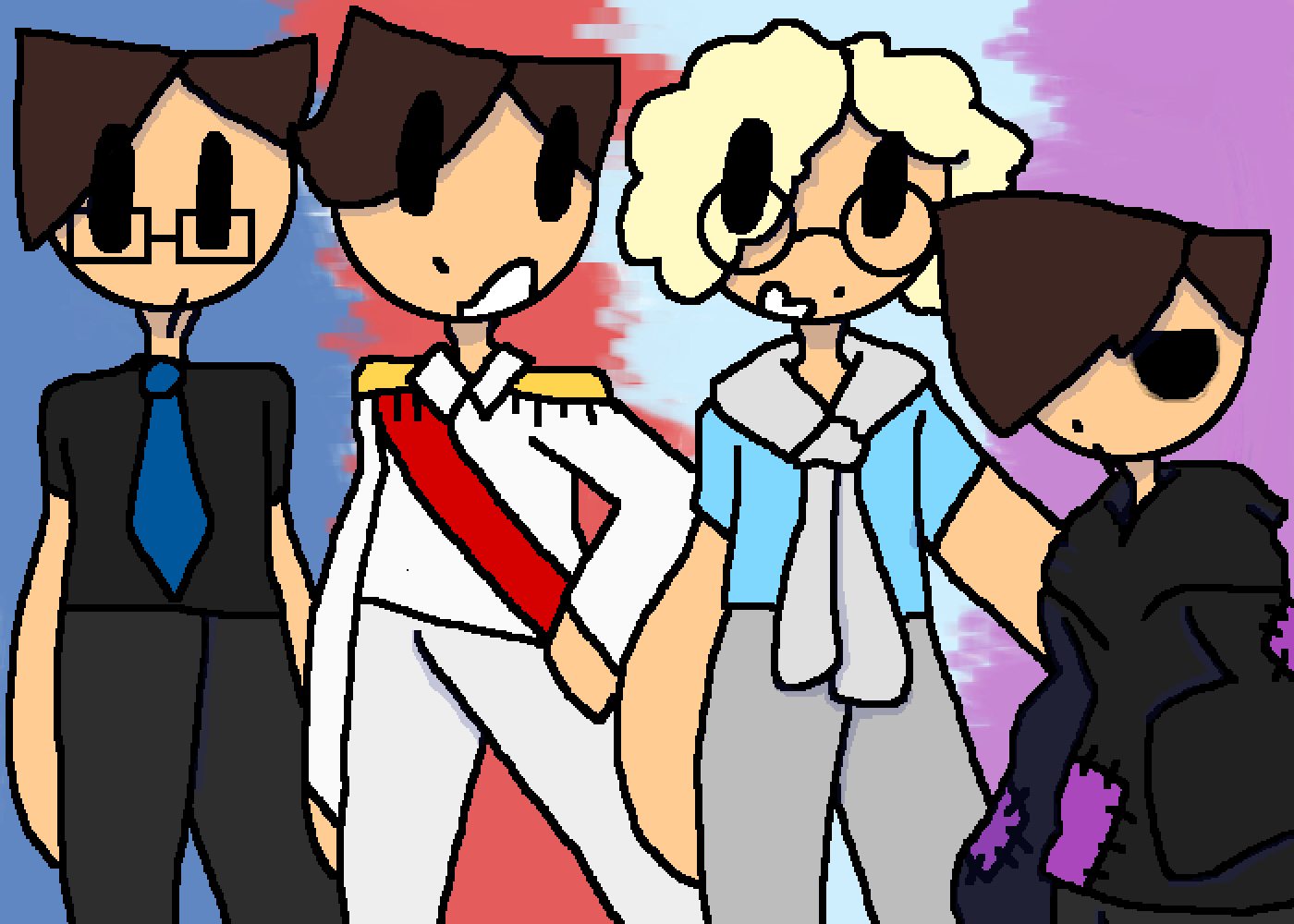 Pixilart - Sanders Sides by ChloeFire