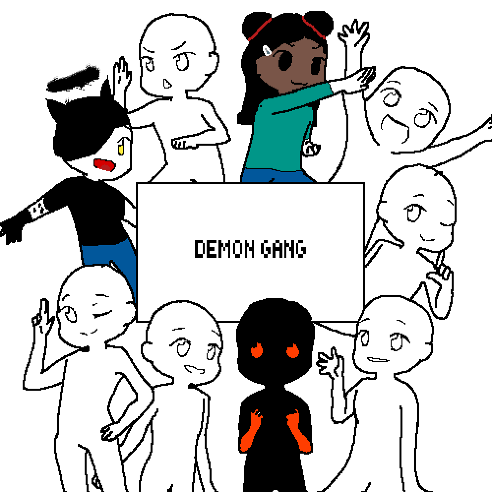 demon gang by the-darkness21 - Pixilart