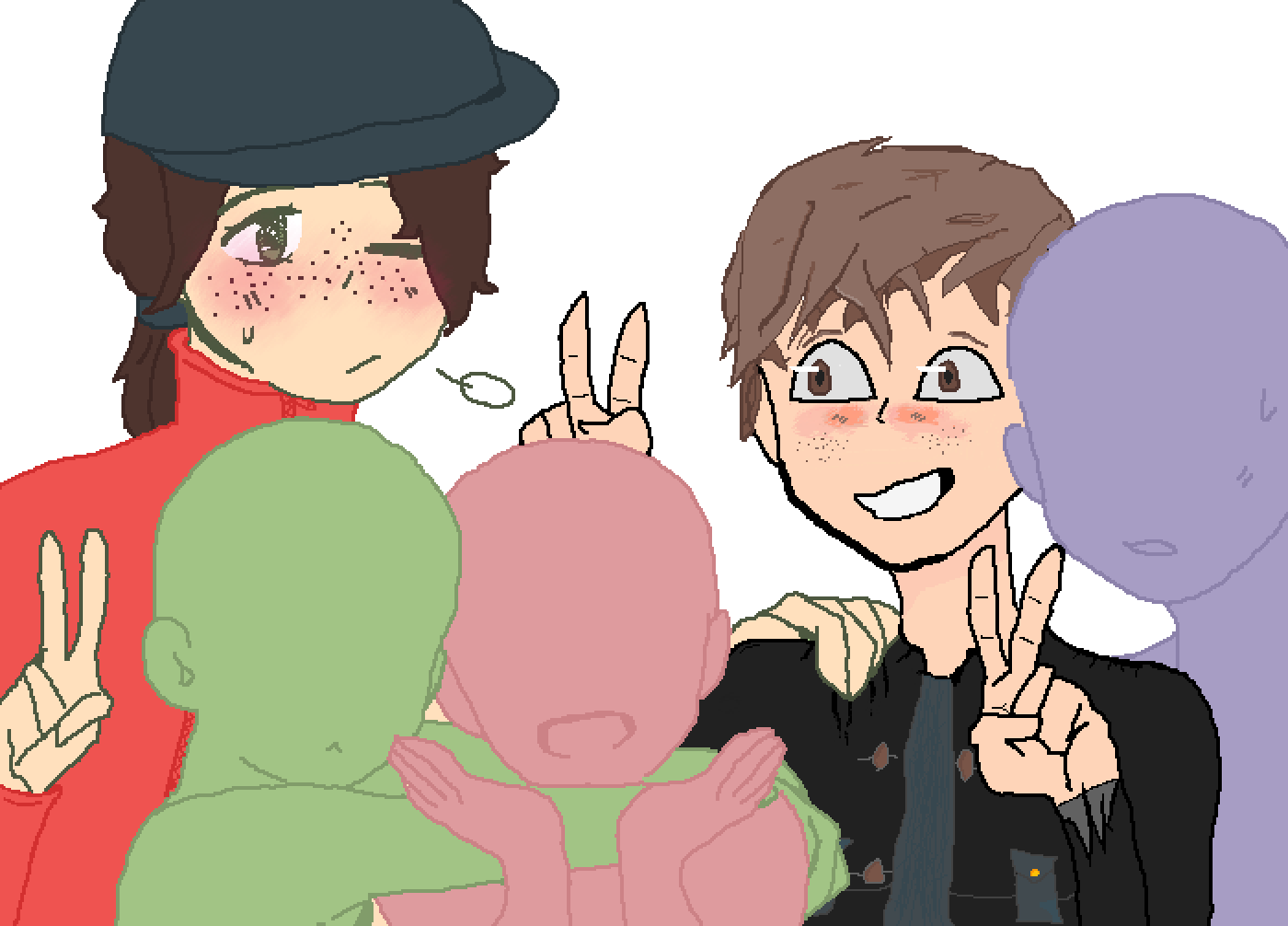 Editing oi siblings - Free online pixel art drawing tool - Pixilart