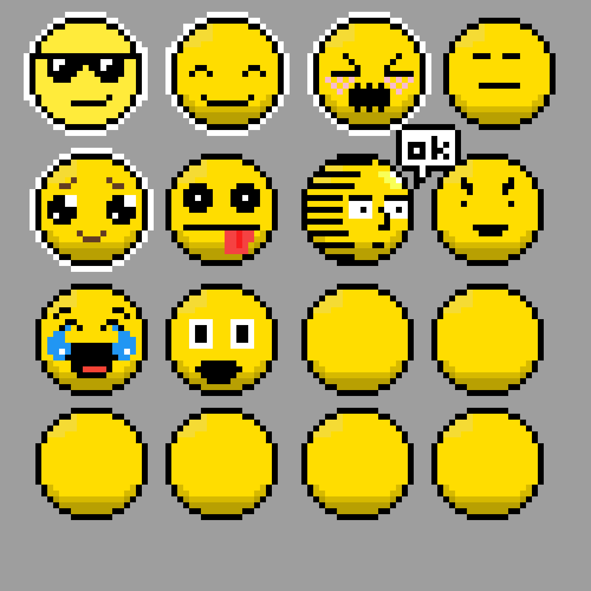 Editing Add a face - Free online pixel art drawing tool - Pixilart