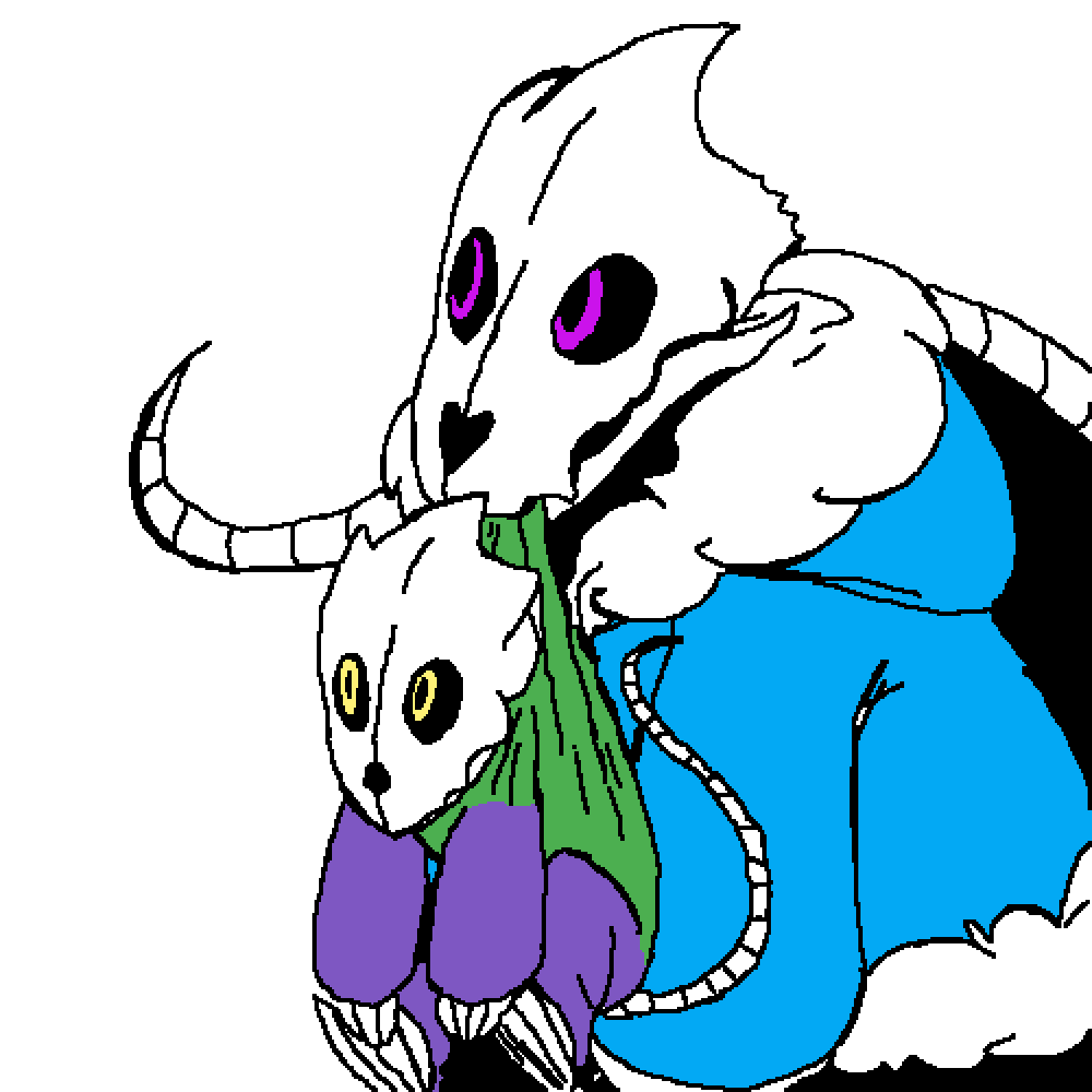 Editing Blood/Sam and Skele-Ching - Free online pixel art drawing tool ...