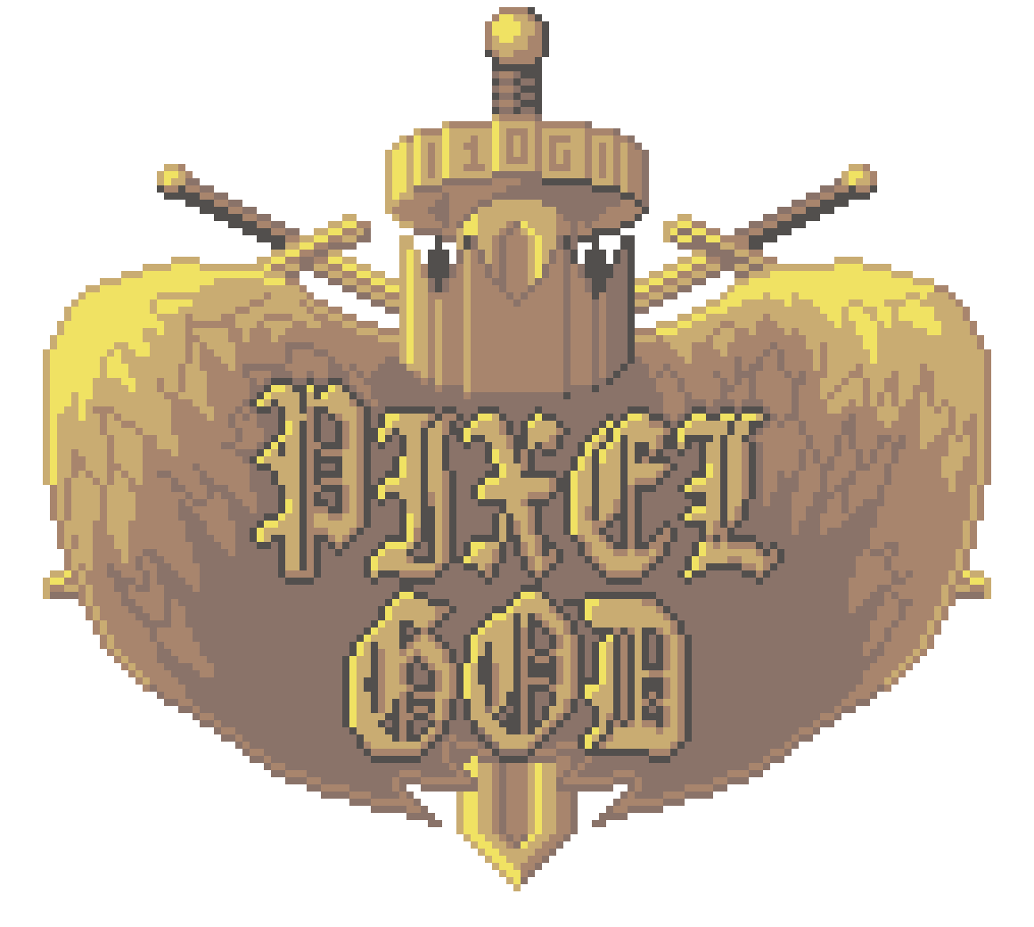 Pixilart - My Patreon: Pixel God Rank Badge Art by 10Gpixels