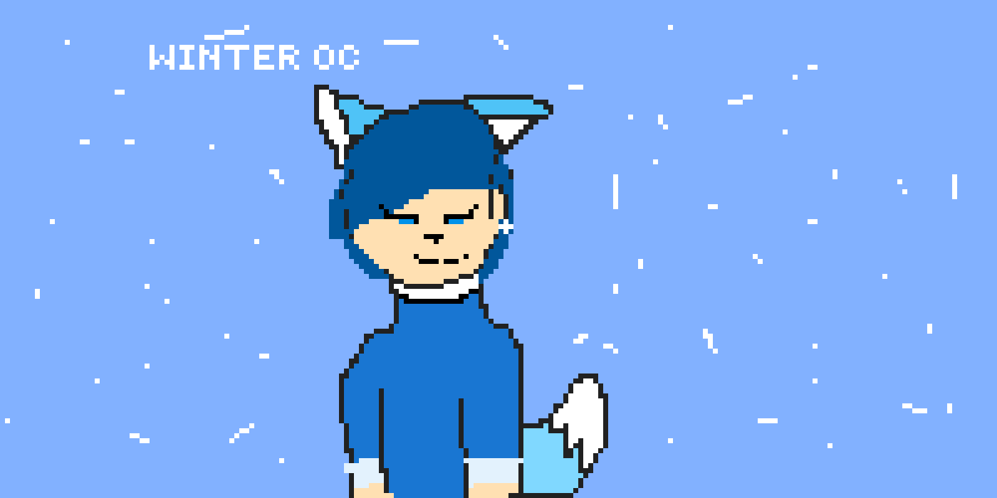 Pixilart - winter oc by vatal1