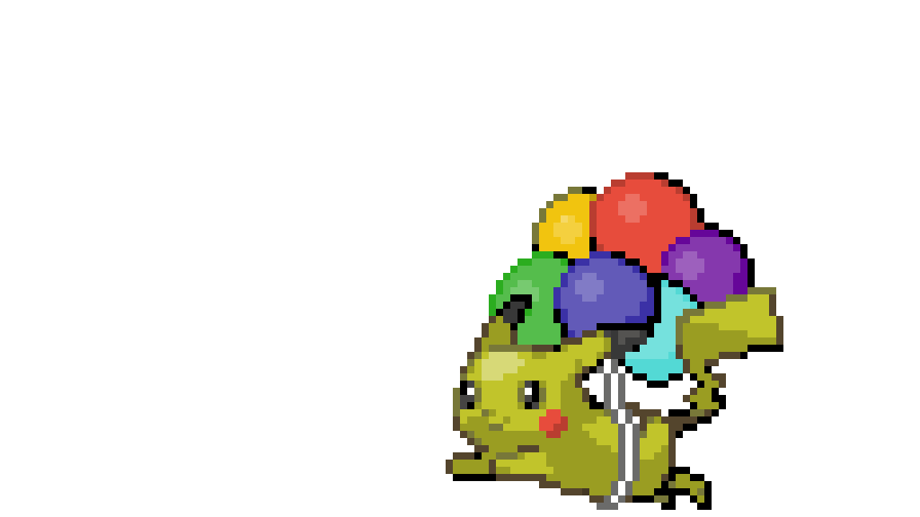 Pixilart - Flying Pikachu by Cutecreeper61