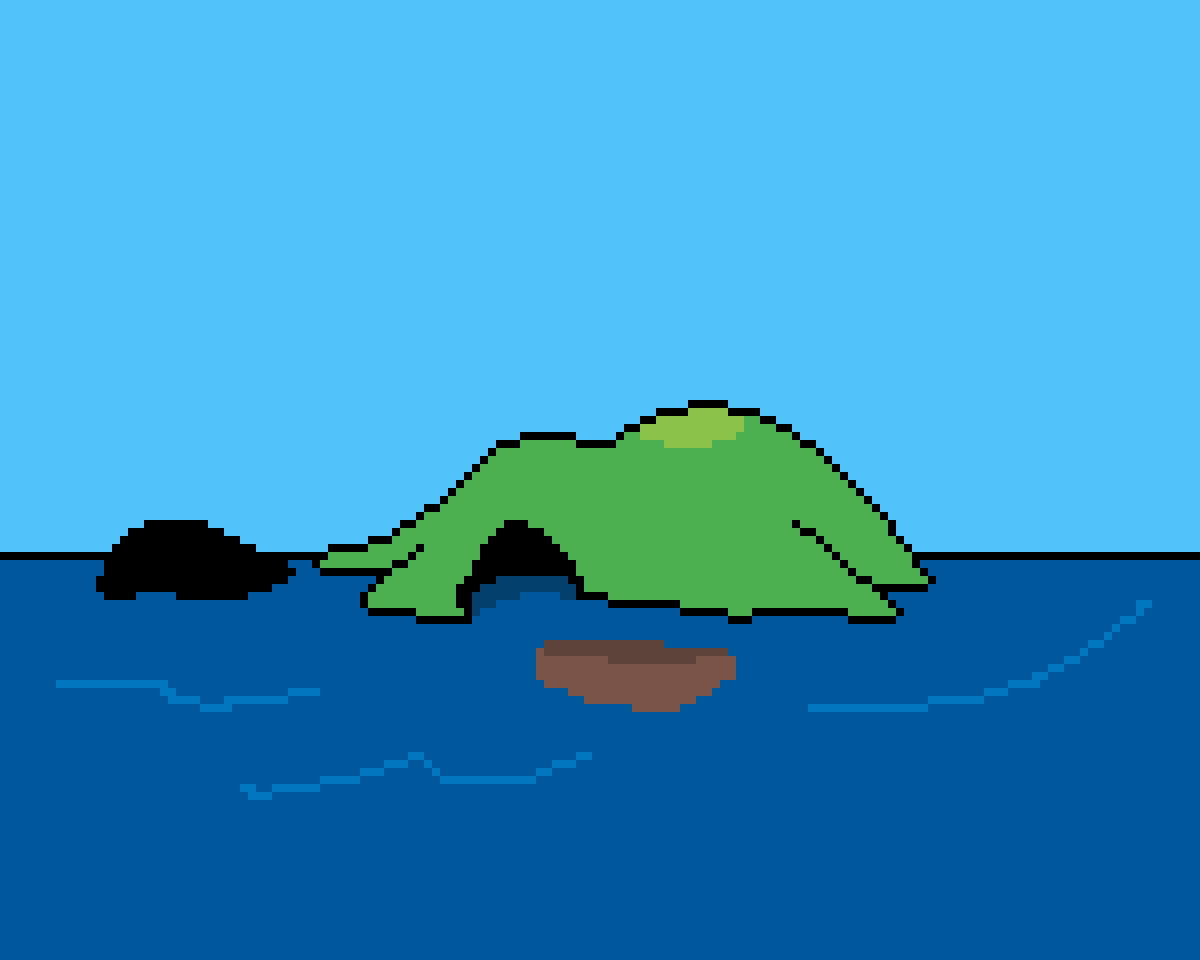Editing Boat by an Island - Free online pixel art drawing tool - Pixilart