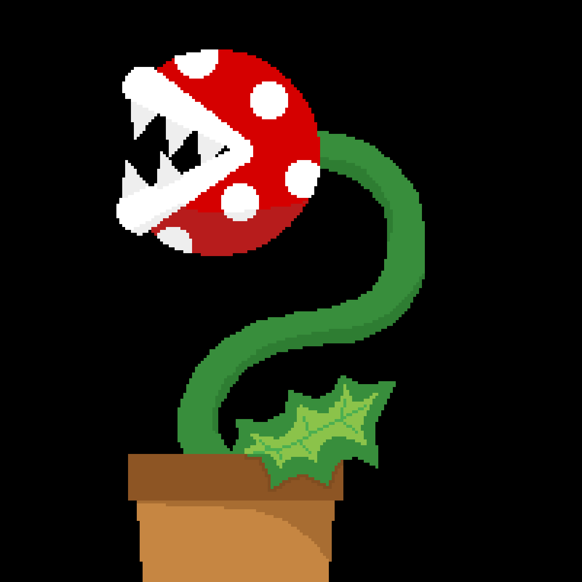 Pixilart - Piranha Plant by infurnorager312