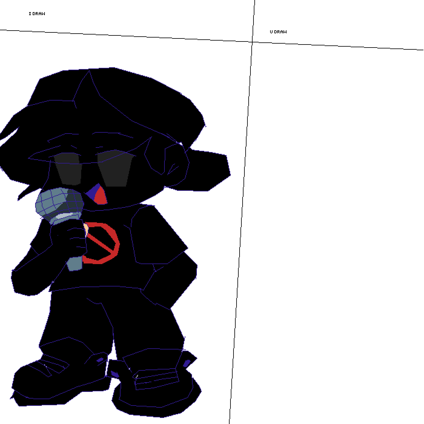 Pixilart - bf fnf i draw u draw by IdklowskiALT