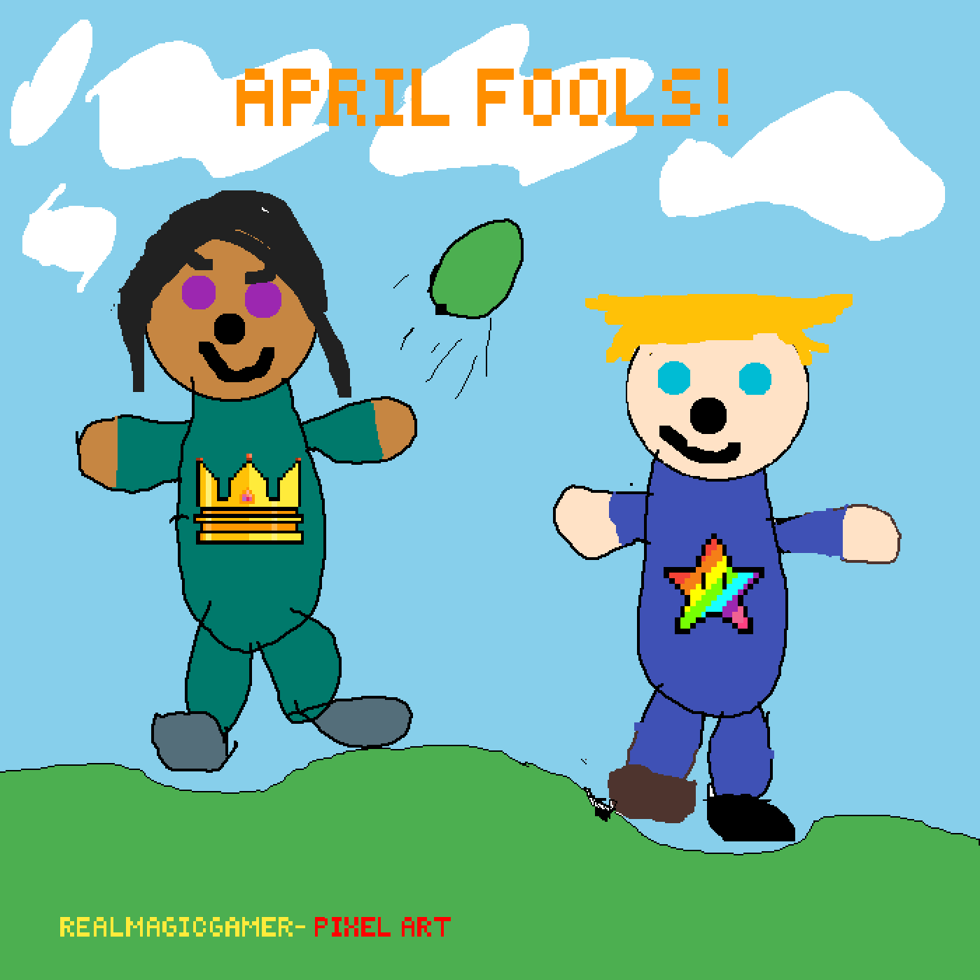 Pixilart - April Fools by RealMagicgamer