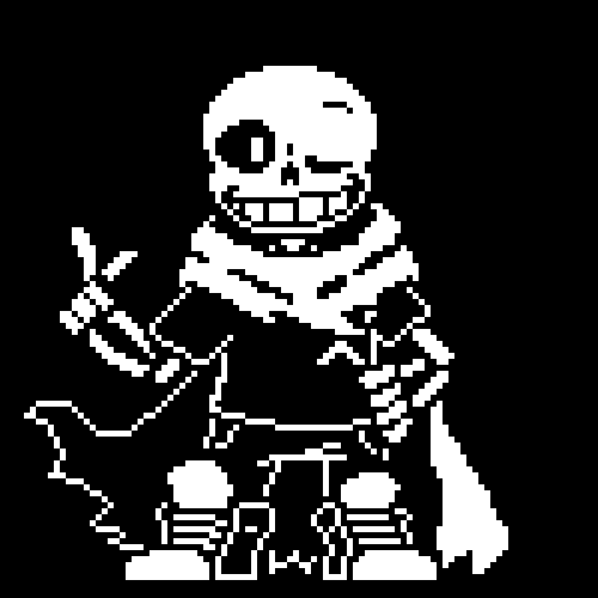 Pixilart - fixed underswap sans by eggy-flare