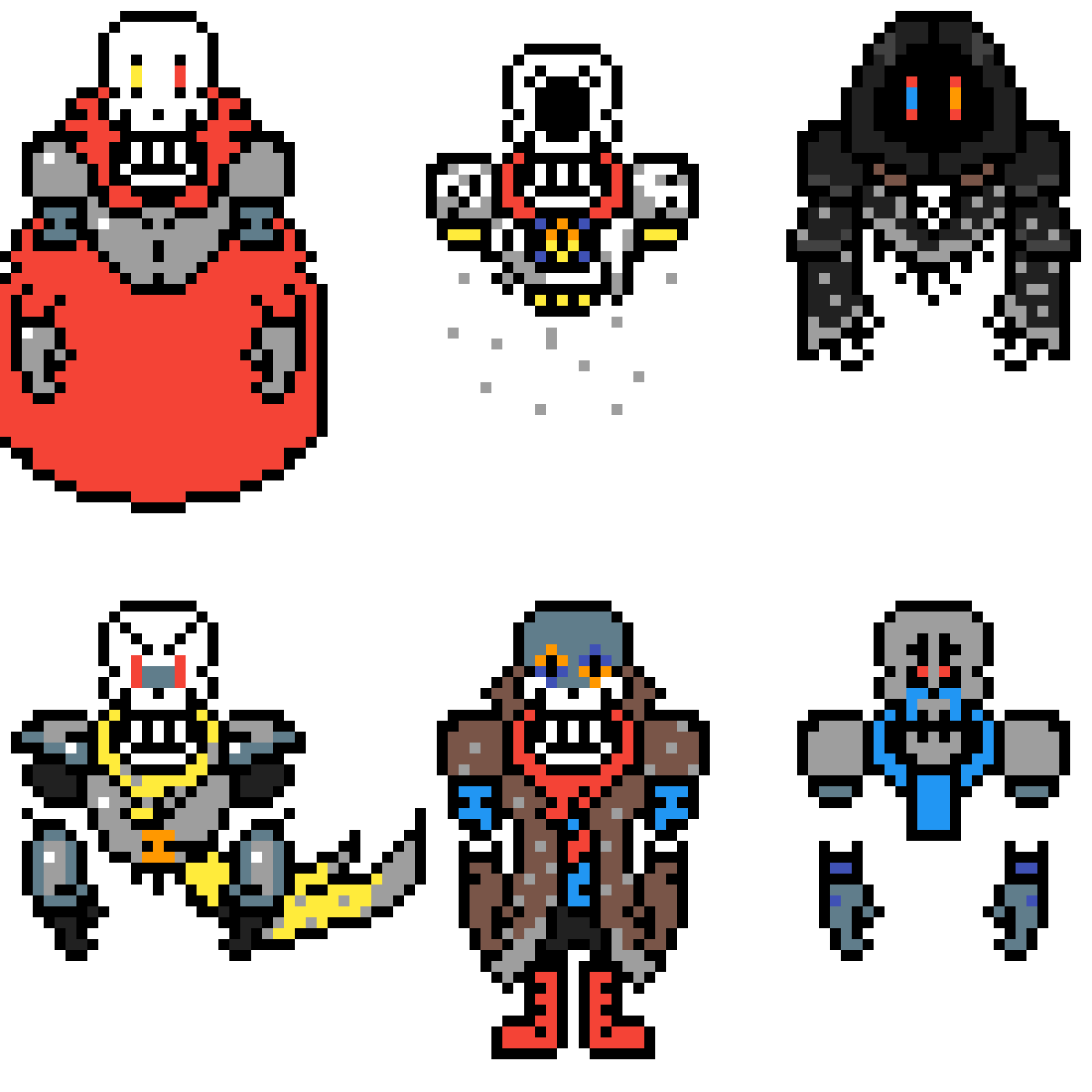 Pixilart - dust papyrus aus part2 by fusion12345