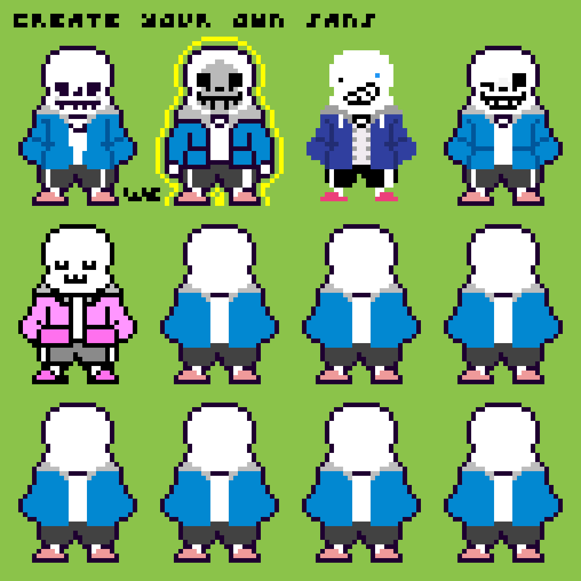 Editando Create your own Sans - Herramienta de dibujo de arte píxel en ...