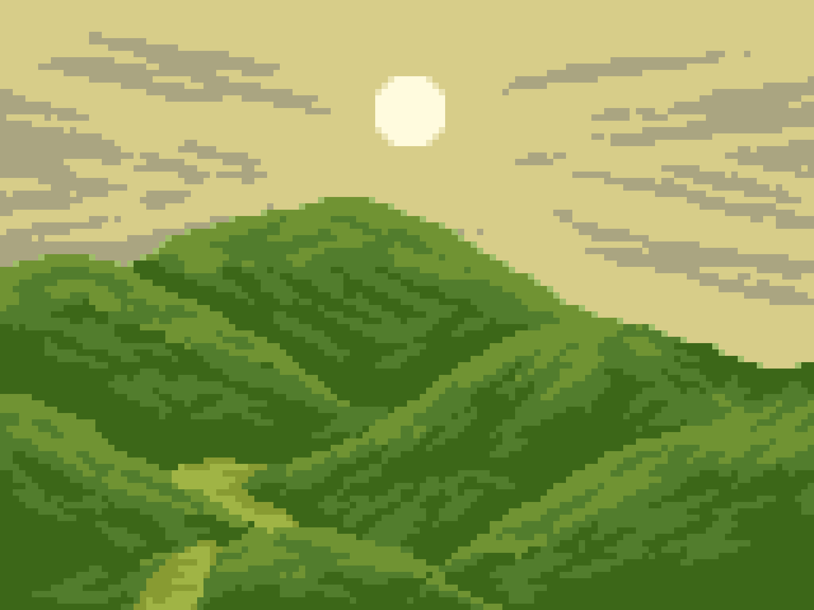 Pixilart - hill by Shigeru