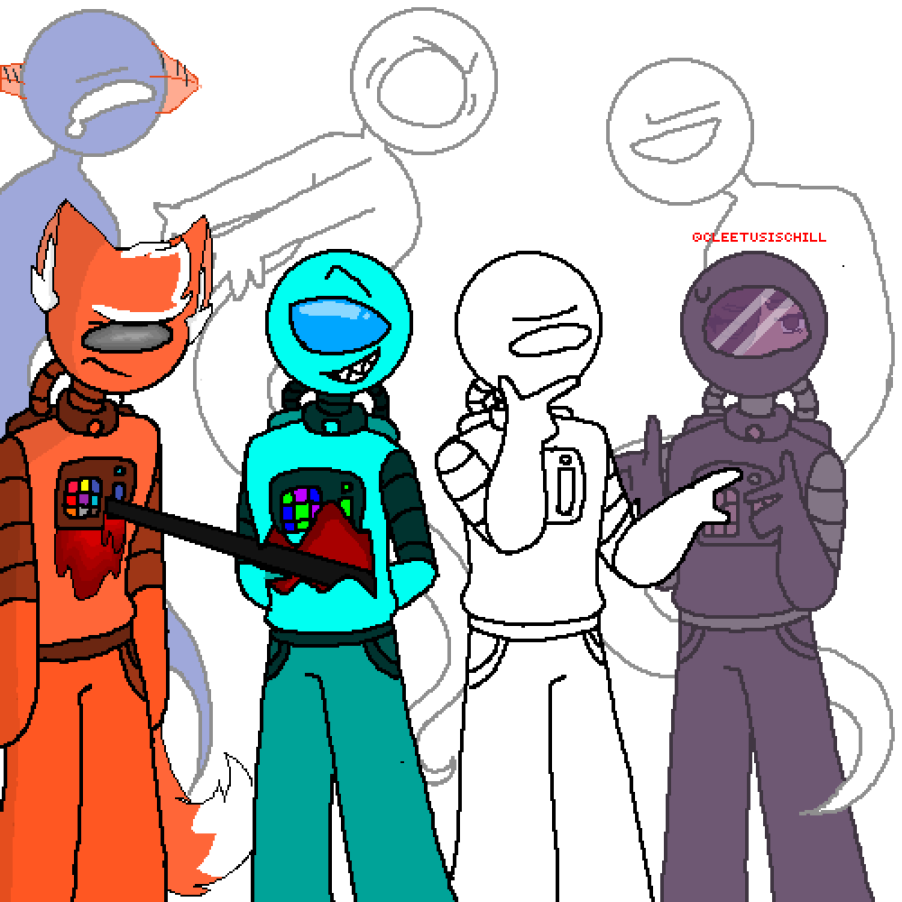 Editing Among us OC - Free online pixel art drawing tool - Pixilart