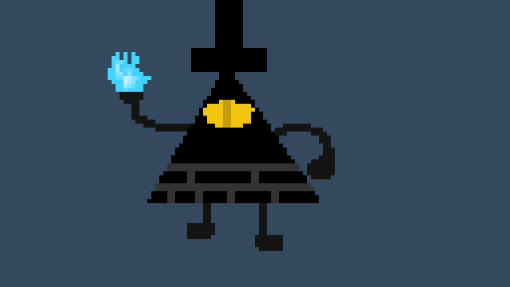 Pixilart - Bill Cipher by BopperDopper