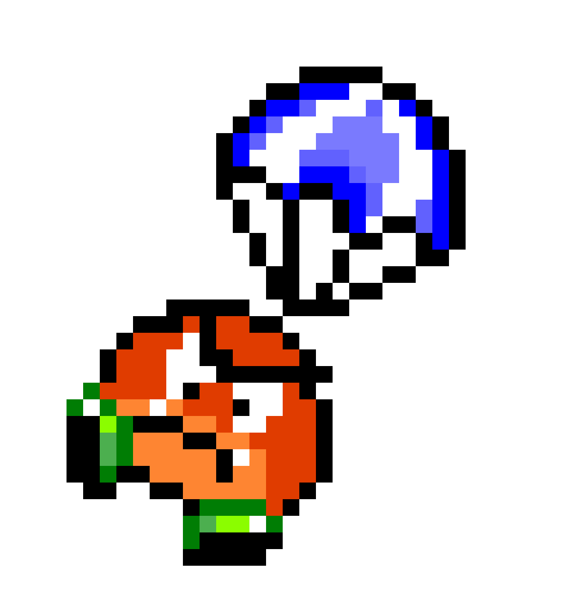 Pixilart - SMW Parachuting Goomba by loming95