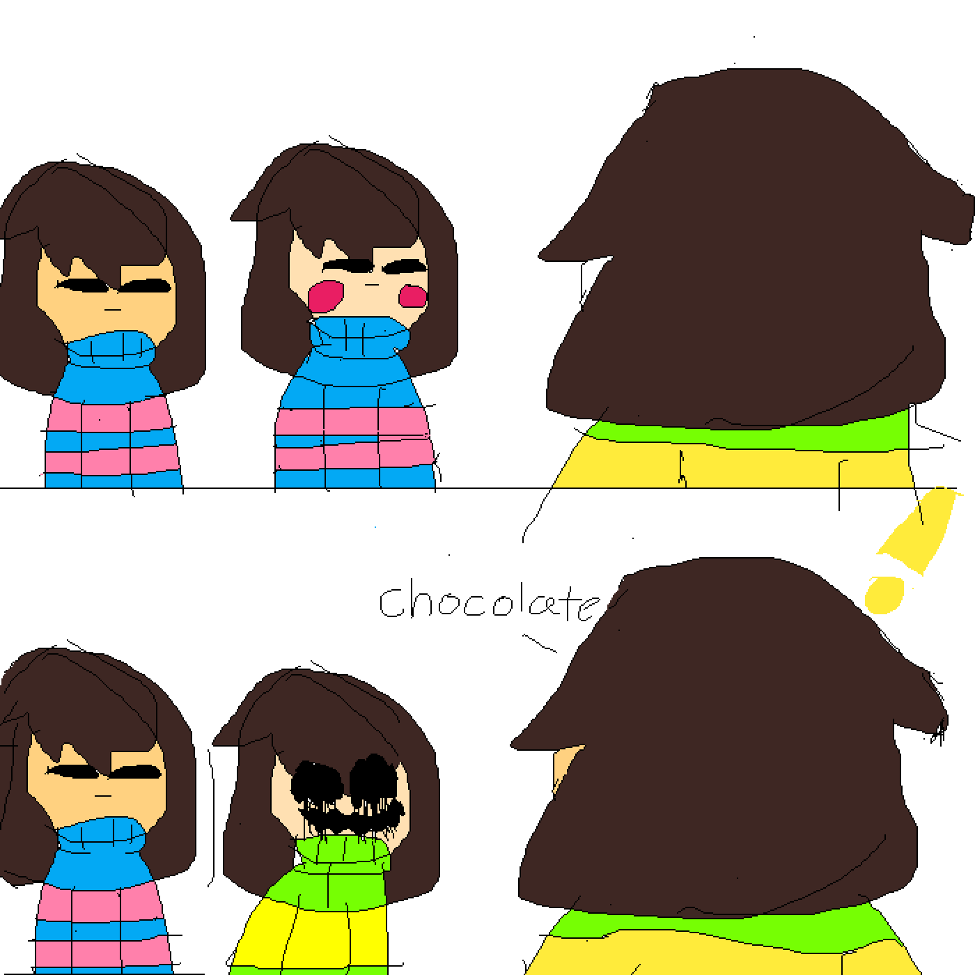 Pixilart - Ho is the real frisk by Artzy-Artz