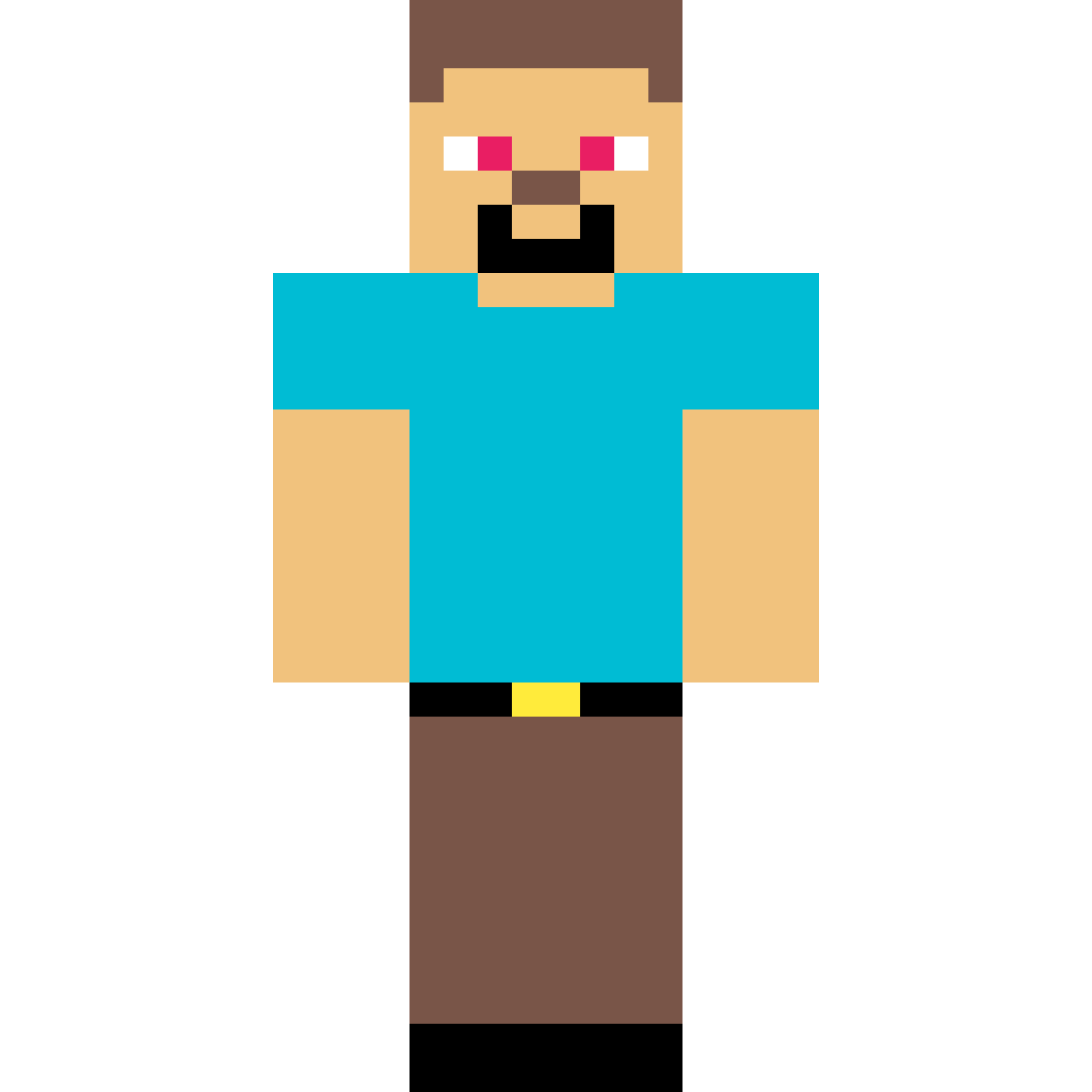 Editing Minecraft James - Free online pixel art drawing tool - Pixilart