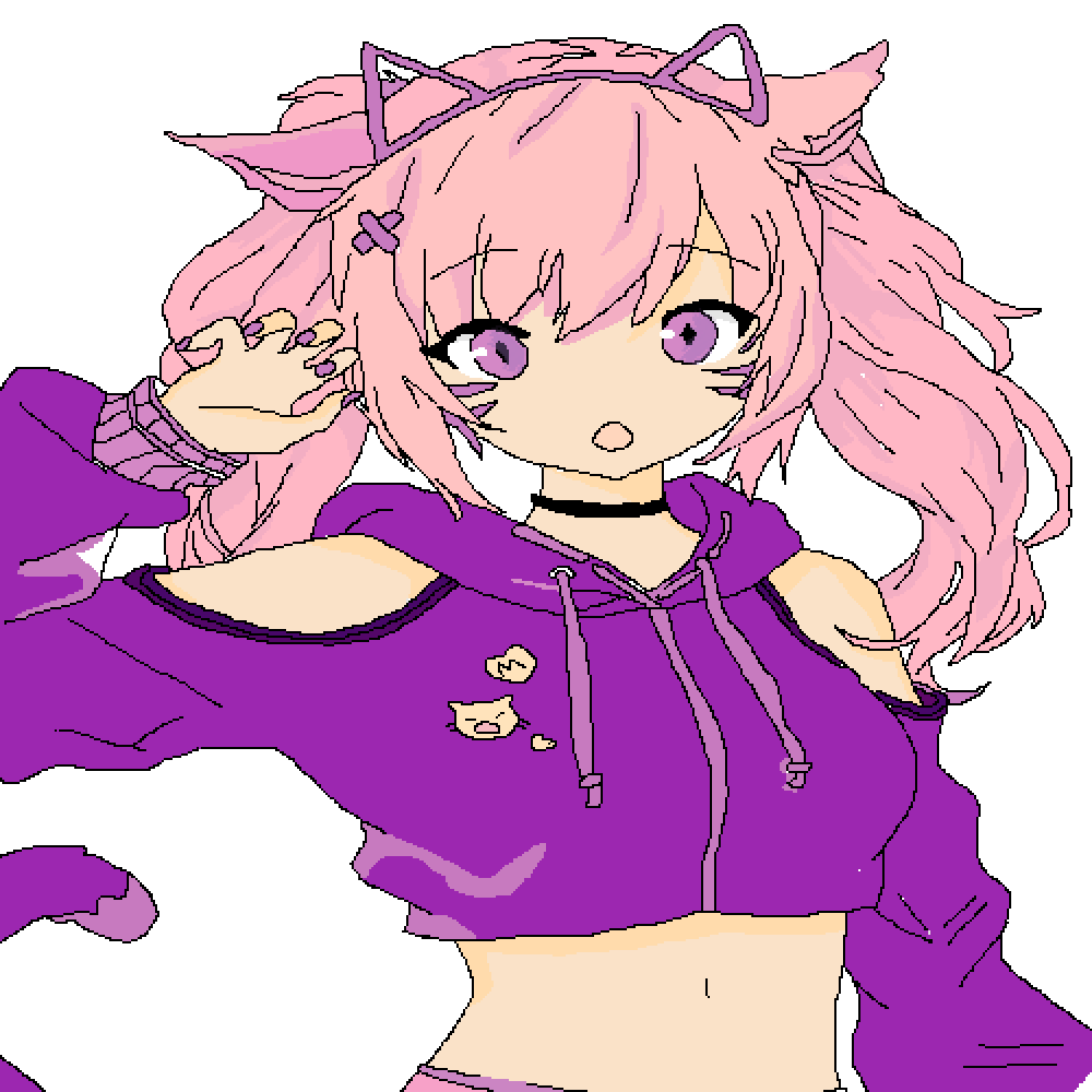 Editing Little Miss Kitty - Free online pixel art drawing tool - Pixilart