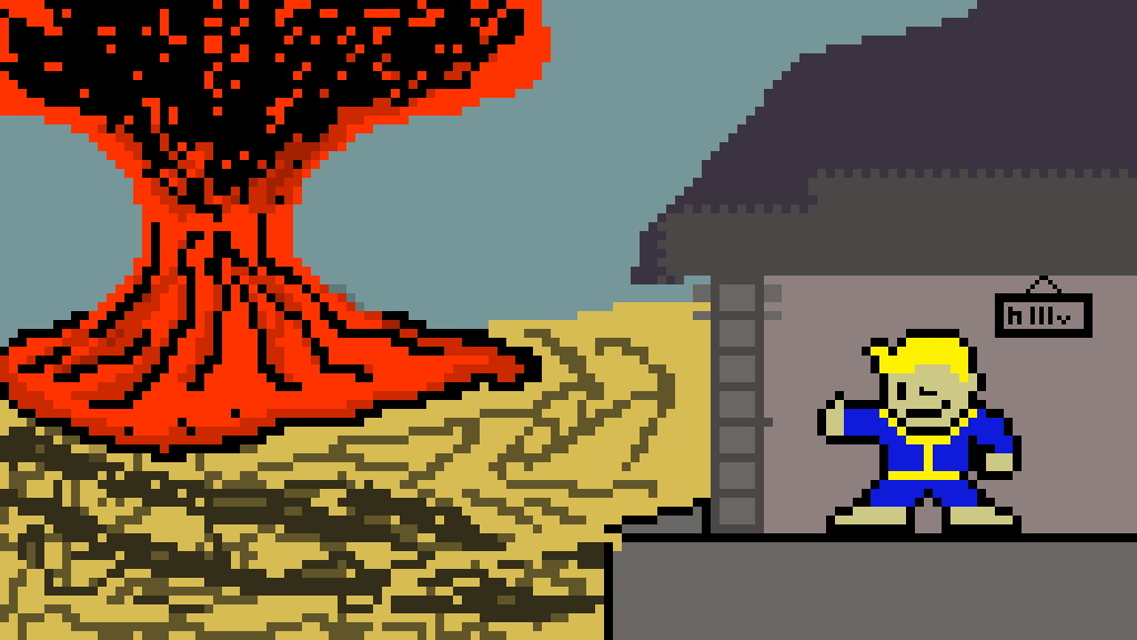 Editing fallout - Free online pixel art drawing tool - Pixilart