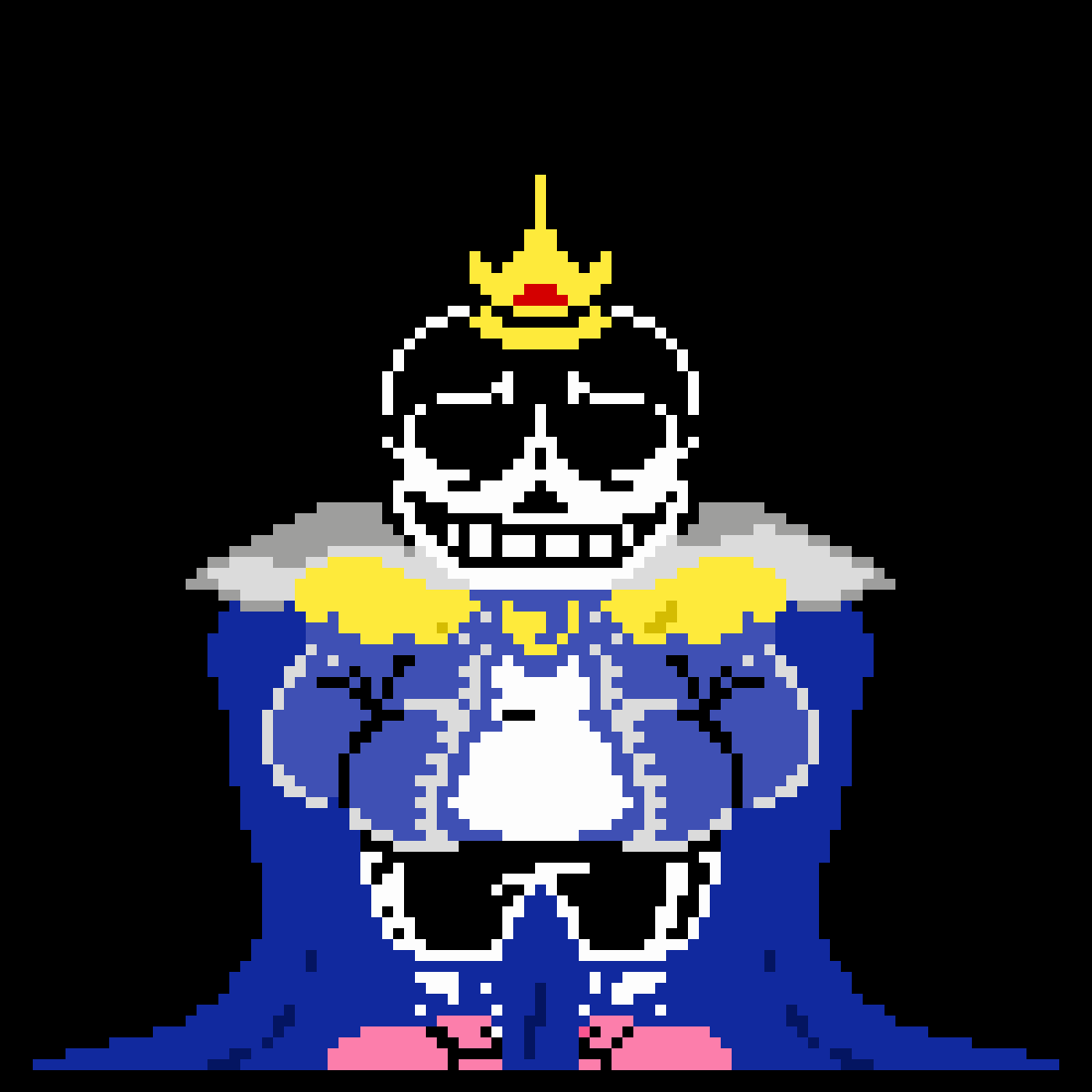 Pixilart - Ss Colored King Sans idle by TSDarkmatter