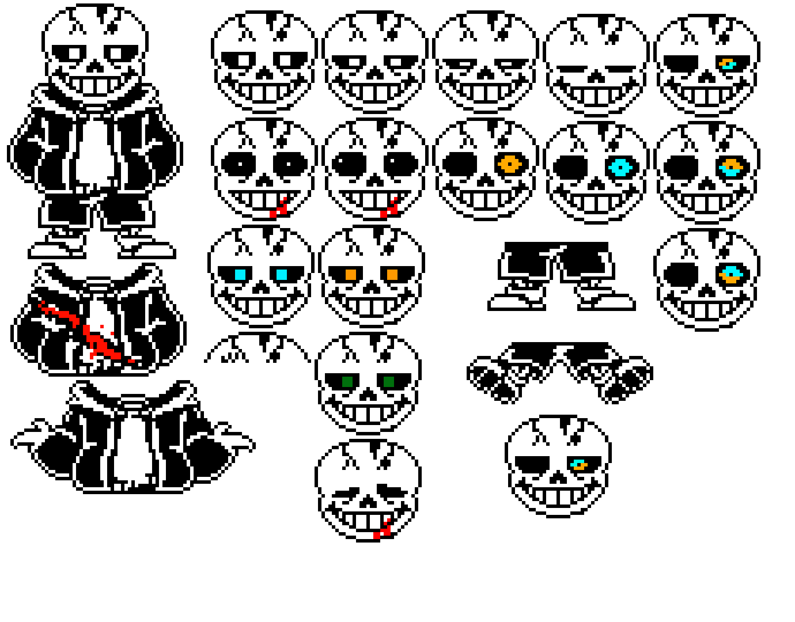 Edición My Sprite Sheet - Herramienta gratuita de dibujo en línea de ...