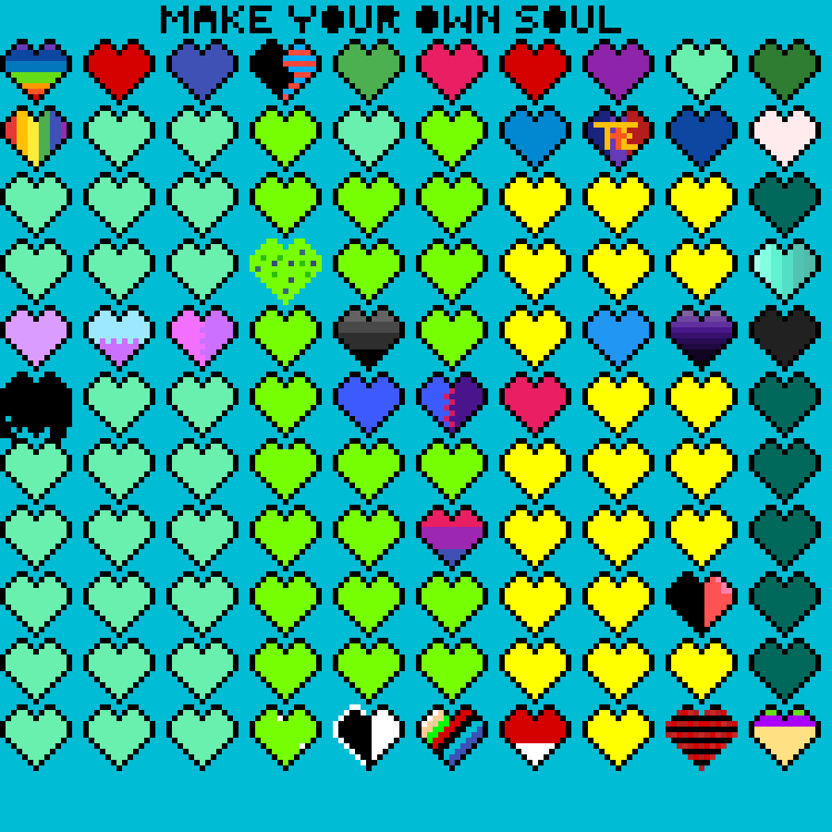 Editing Make Your Own Soul - Free online pixel art drawing tool - Pixilart