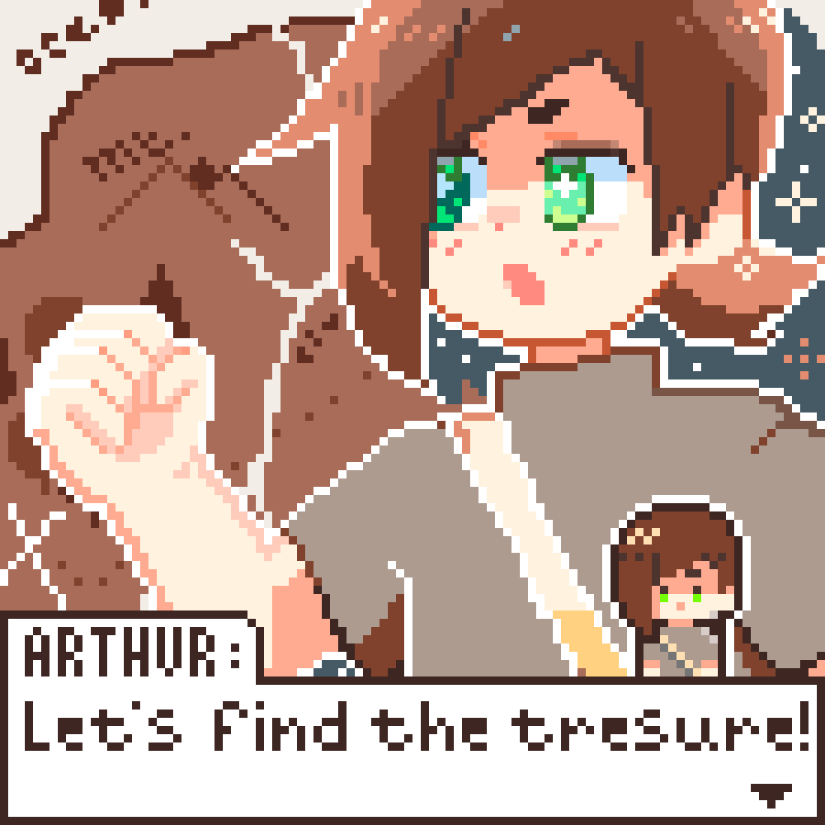 Pixilart - Treasure hunt by Plebeian