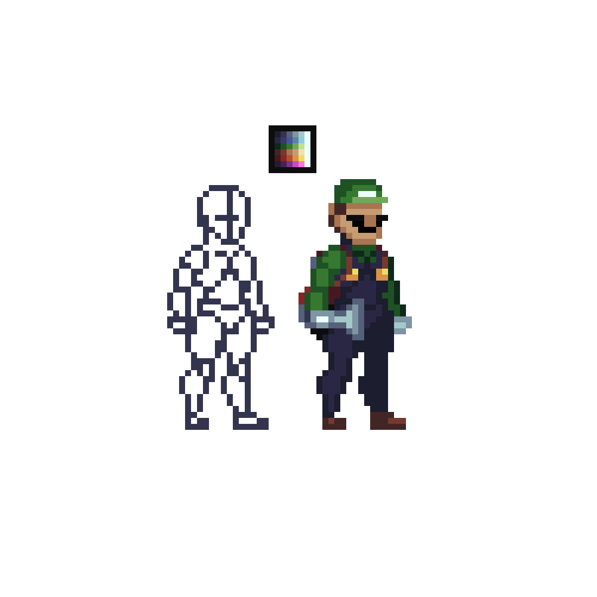 Pixilart - Luigi by The-Mario-Guy