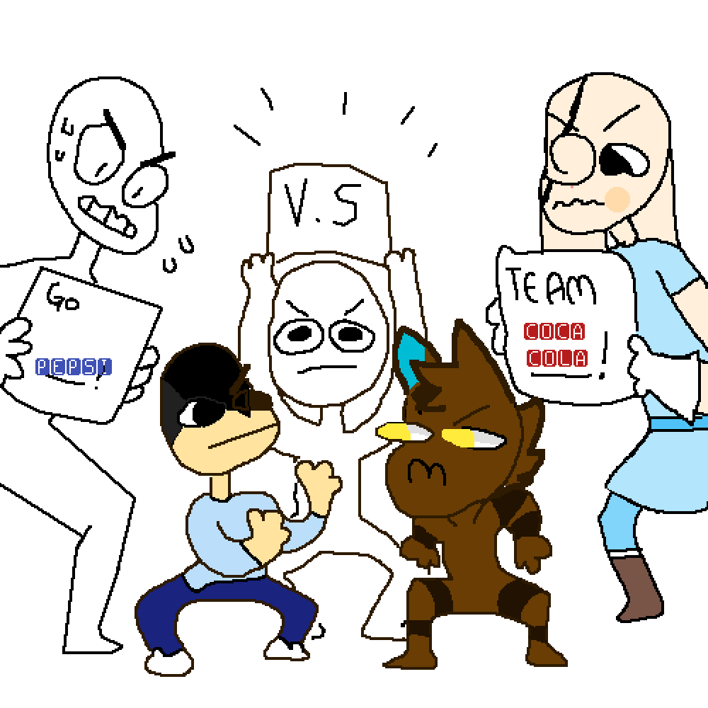 Editing HUT HUT HUT PEPSI TEAM - Free online pixel art drawing tool ...