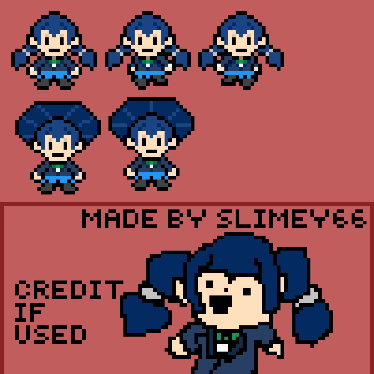 Pokemon Ruby Character Sprite
