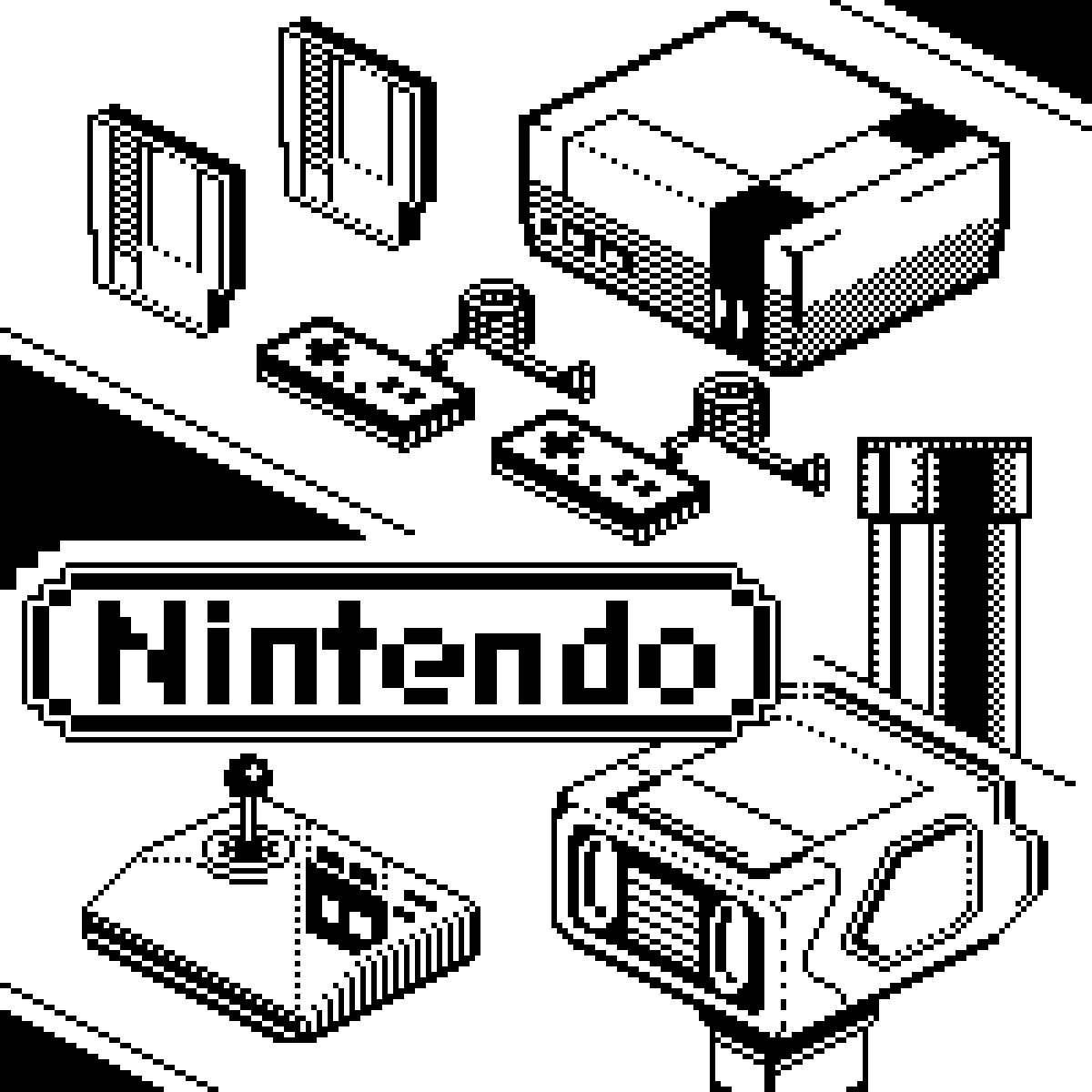Pixilart - Nintendo console assets by R2DJ