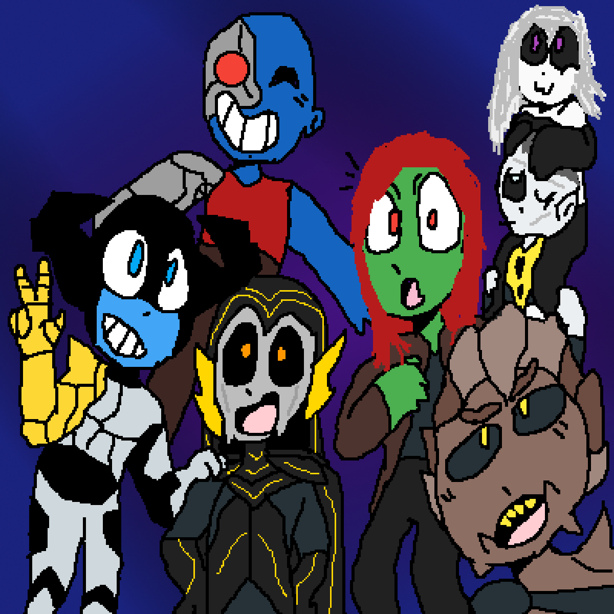 Edición My children - Herramienta gratuita de dibujo en línea de pixel ...