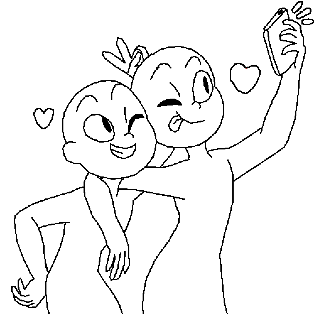 Editing Selfie Base - Free online pixel art drawing tool - Pixilart