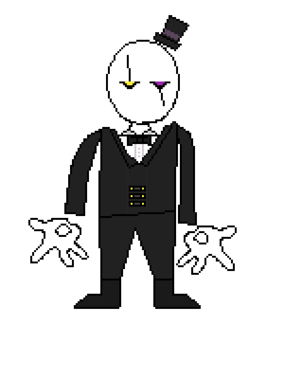 Edición epic gaster - Herramienta gratuita de dibujo en línea de pixel ...