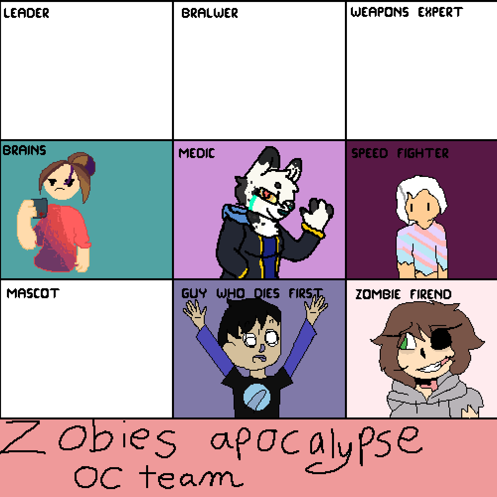 Zombie Survival Team Template