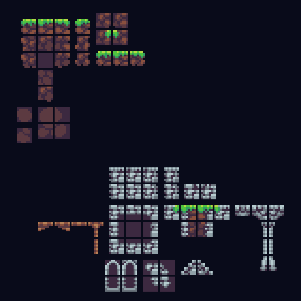 Pixilart - Ruins Tileset by Mememellow